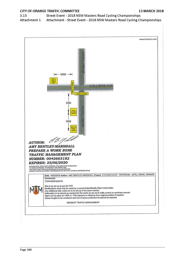 Agenda of Infrastructure Policy Committee - 3 April 2018